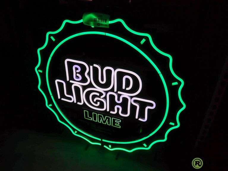Bud Light Lime Neon Sign - Roller Auctions