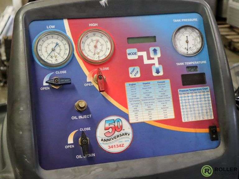 Robinair 34134z Refrigerant Recovery - Roller Auctions