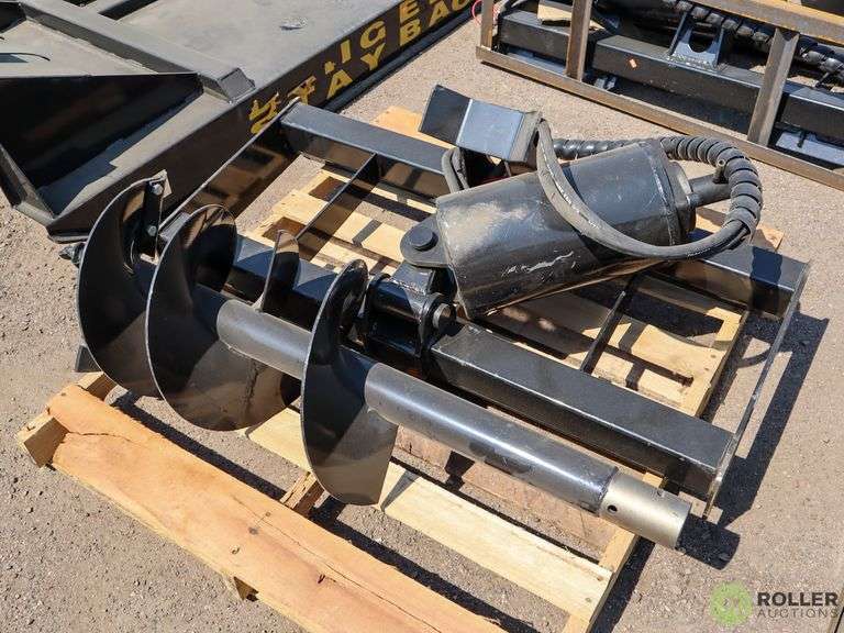 New Mower King SSECAG-Y Hydraulic Posthole Digging Attachment With 15in ...