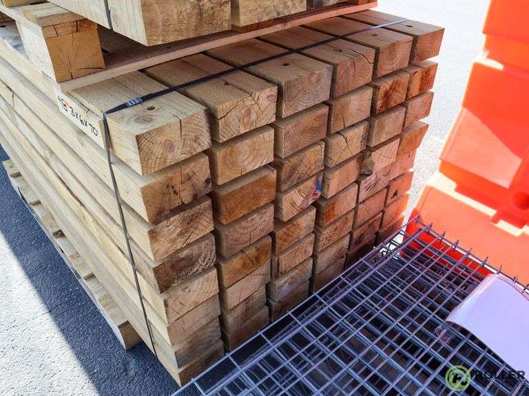 Bundle of Timber, 3" X 6" X 70" - Roller Auctions