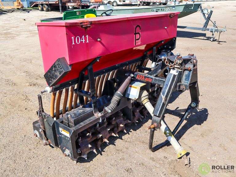 Aera-vator AE-30 Aerator/Overseeder, 3-Pt, PTO-Driven - Roller Auctions