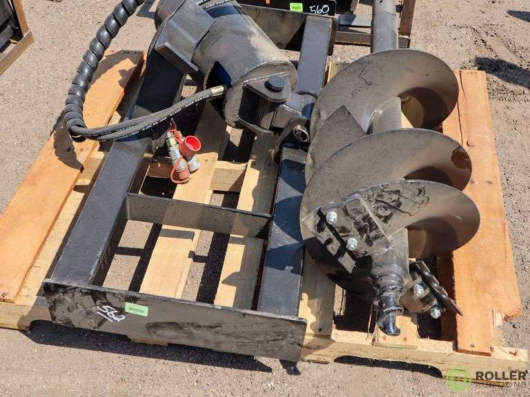 New Mower King SSECAG-Y Hydraulic Posthole Digging Attachment With 15in ...