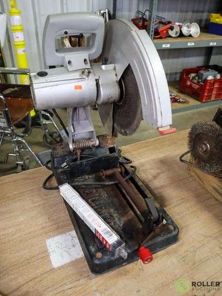 Task Force 14" Abrasive Chop Saw and Welding Electrodes - Roller Auctions