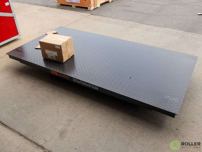 New TMG 10-Ton Platform Scale with Digital Read Out - Roller Auction