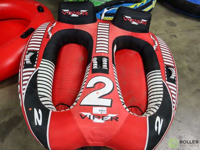 Viper 2-Person Tow Behind Inflatables and Inflatable Raft, Patched ...