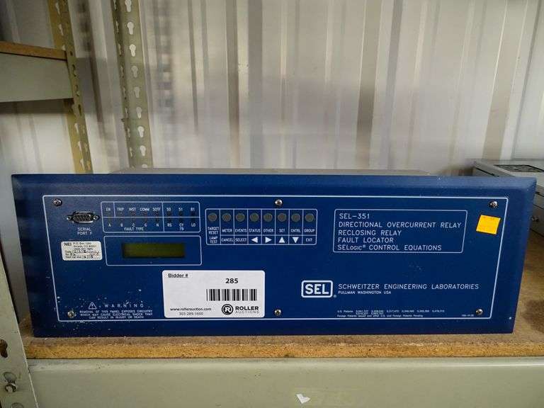SEL-351 Directional Over Current Relay Reclosing Relay Fault Locator ...