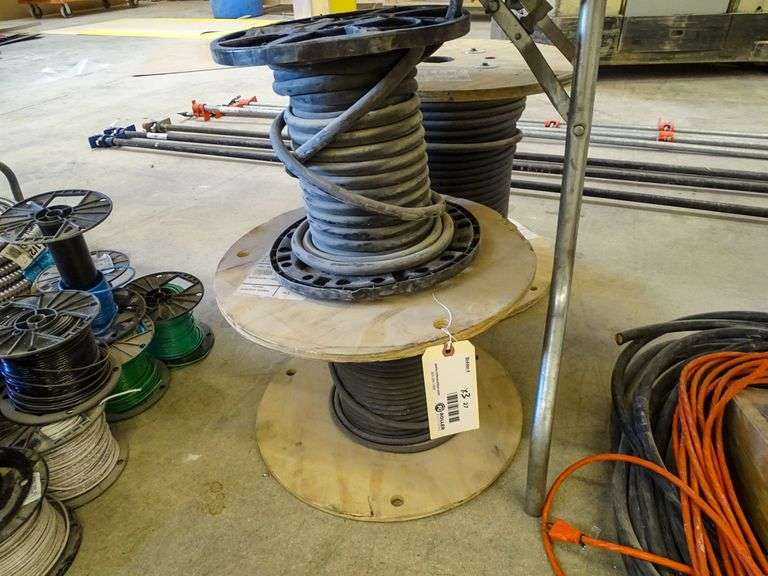 (3) Spools of Electrical Cord - Roller Auctions