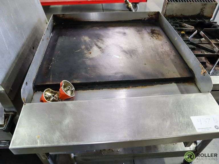 Sierra 2-Burner Flat Top Griddle and Anets 2-Burner Stove, Gas - Roller ...