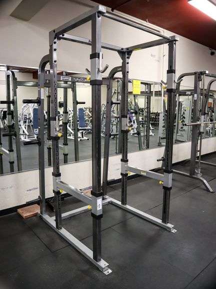 Tuff Stuff PF-501 Olympic Squat Rack Bench, Plate Loaded - Roller Auctions