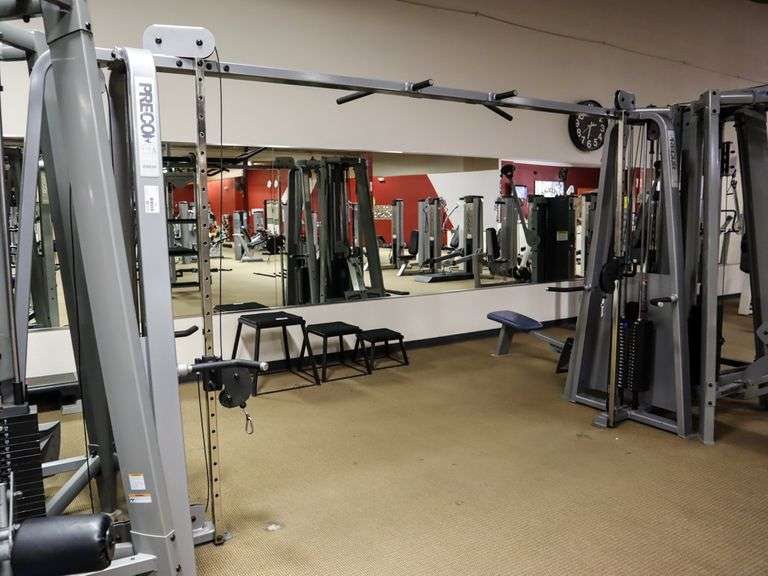 Precor Icarian Line Crossover Pulley Cable Machine - Roller Auctions