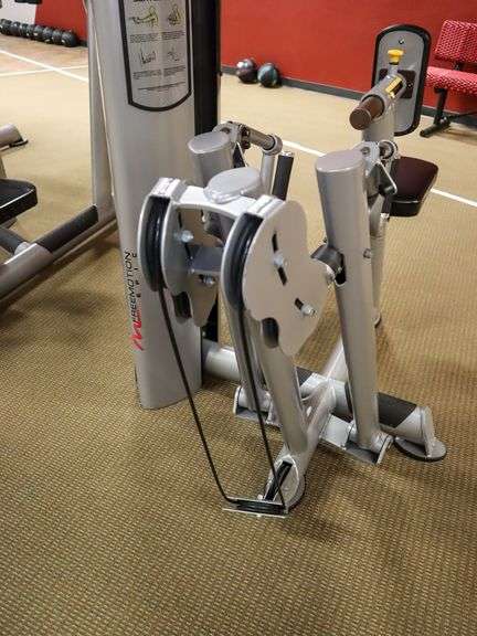 Free Motion Epic Seated Row Selectorized Cable Machine - Roller Auctions