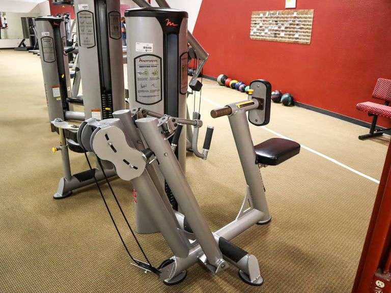 Free Motion Epic Seated Row Selectorized Cable Machine - Roller Auctions