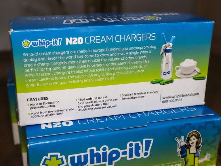 (9) 24-Packs of Whip It N20 Cream Chargers - Roller Auctions