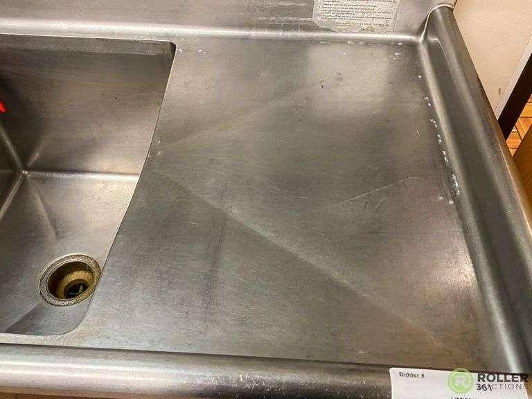 Duke Stainless Steel 3-Compartment Sink With Drainboards, Spray Rinse ...