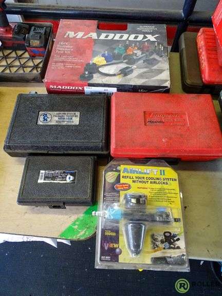 (5) Cooling System Kits, Snap-On SVTS262, Maddox MD16-1 and Cornwell ...