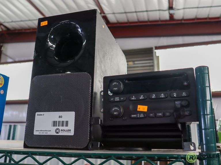 Sony SA-WCT290 Subwoofer and Delco Stereo - Roller Auctions