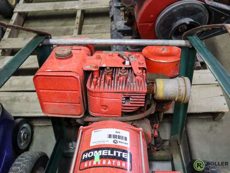Homelite E4000-1A Generator, 4000-Watts, Briggs & Stratton Gas Engine ...