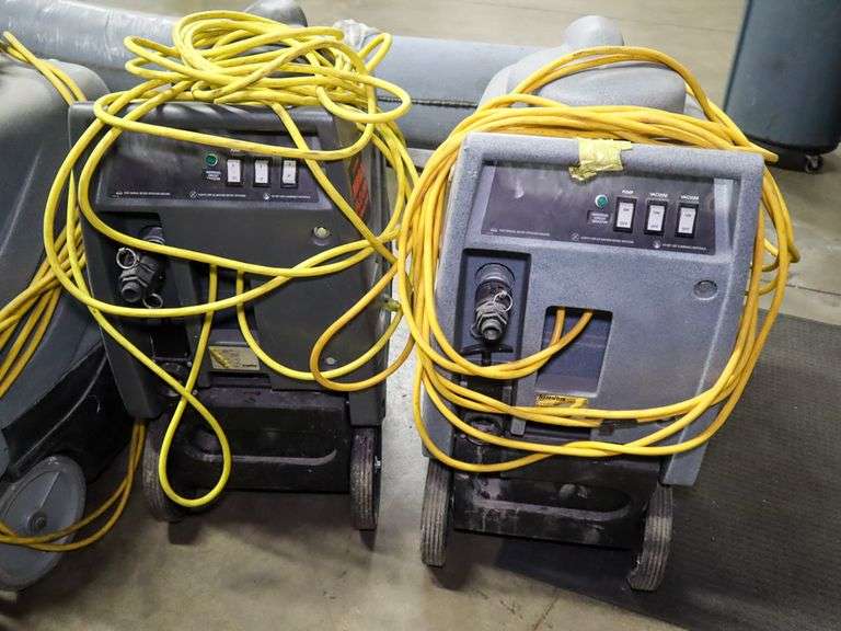 (2) Kleen Rite Mega Flood Extractors - Roller Auctions