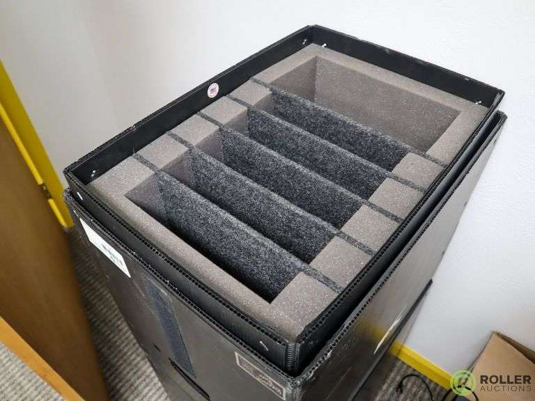 (2) Benson Box Laptop / Electronics Carriers - Roller Auctions