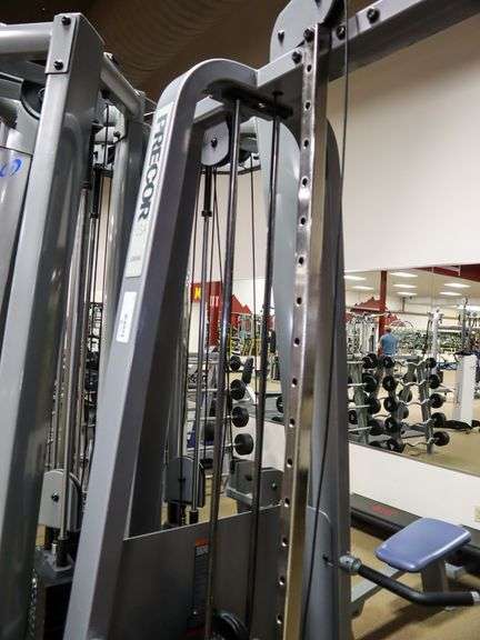Precor Icarian Line Crossover Pulley Cable Machine - Roller Auctions