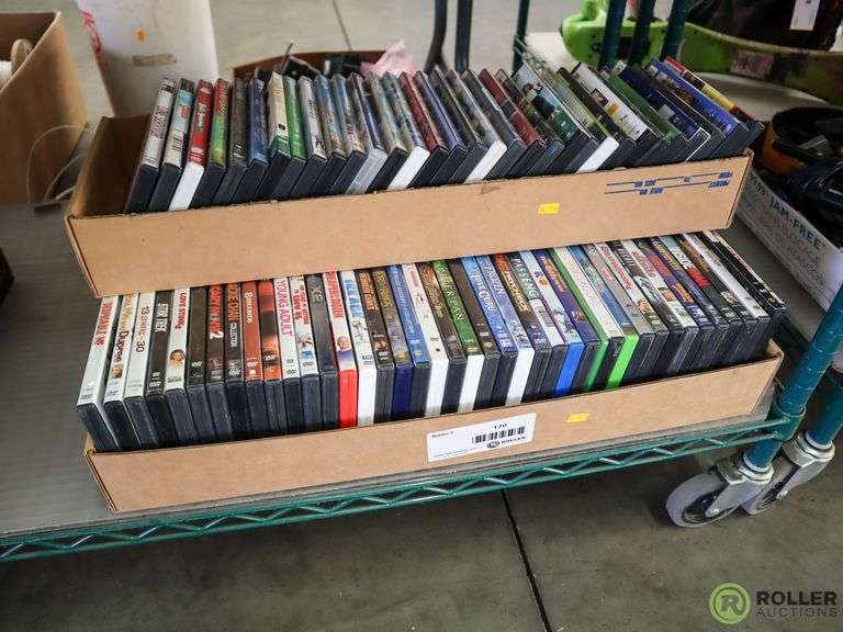 (3) Trays of DVDs - Roller Auctions