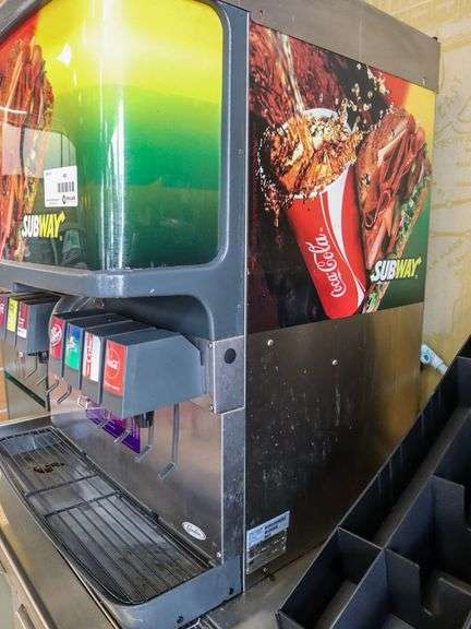 Cornelius ED250-BC 8 Head Beverage Dispenser With Syrup Rack - Roller ...