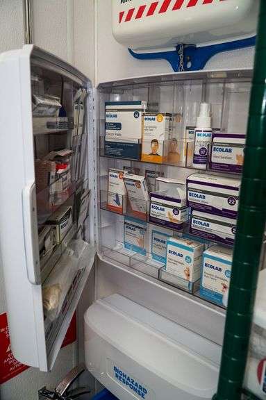 EcoLab First Aid Kit with Biohazard Response Kit - Roller Auctions