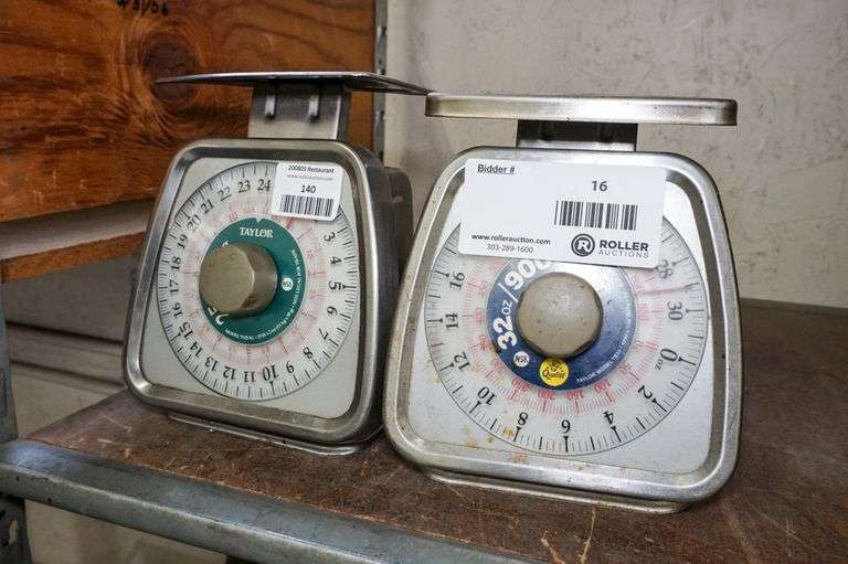 (2) Taylor Scales, 32oz and 25lb - Roller Auctions