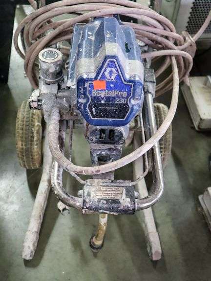 Graco Rental Pro 230 Airless Sprayer, Electric - Roller Auctions