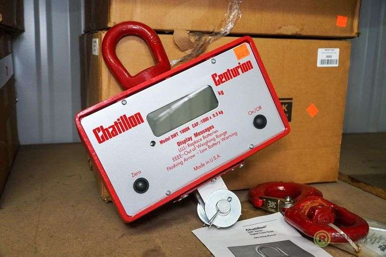 (2) New Ametek DWT-01000K US Guage Digital Crane Scale DWT Series with ...