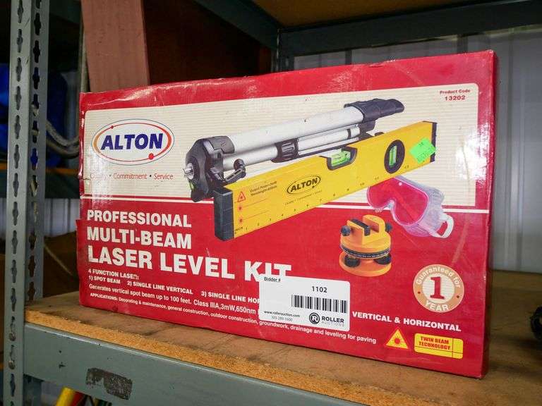 Alton Professional Multi-Beam Laser Level Kit - Roller Auctions