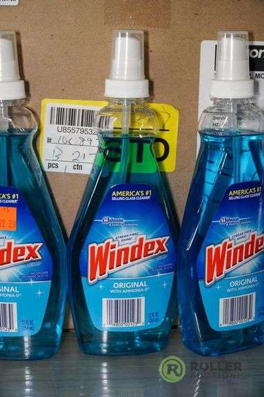 (34) Bottles of Windex, 12 fl oz. - Roller Auctions