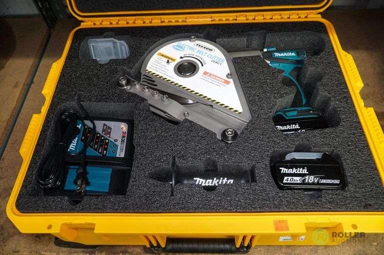 Flexco Electric Belt Cutter with Makita Drill Accessories & Case ...