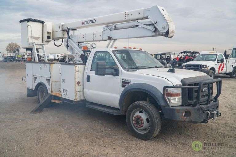 2008 FORD F550 XL SUPER DUTY 4X4 BUCKET TRUCK, Powerstroke V8 Diesel ...