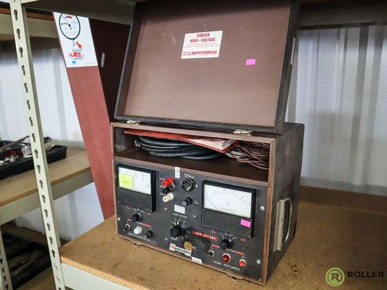 Hipotronics 800PL Series DC Insulation Tester - Roller Auction