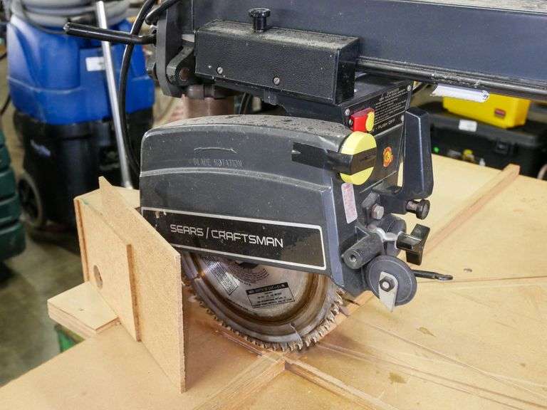 Craftsman 10in Radial Arm Saw on Casters - Roller Auctions