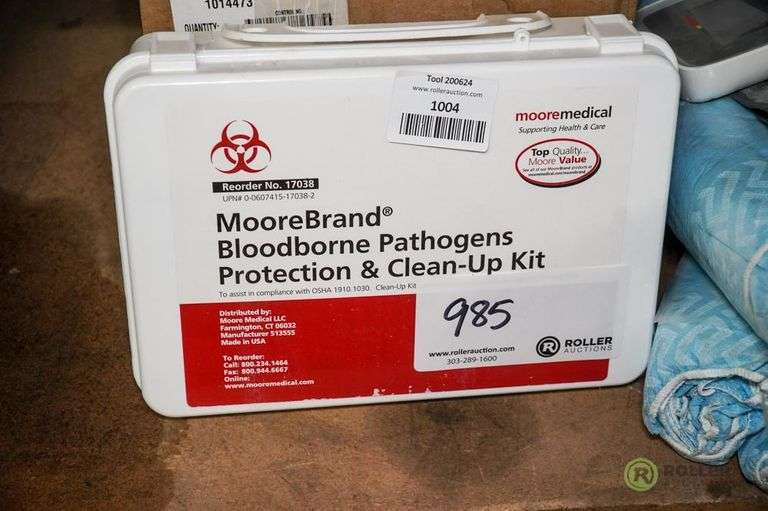 Bloodborne Pathogens Protection and Clean Up Kit, Cold Compress Packs ...