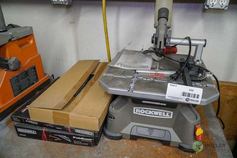 Rockwell RK7320 Blade Runner Scroll Saw With Circle Cutter and Picture ...