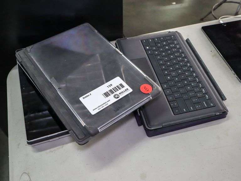 (6) Microsoft Surface Tablets With (5) Keyboards (Inoperable, Passcode Locked) - Roller Auctions