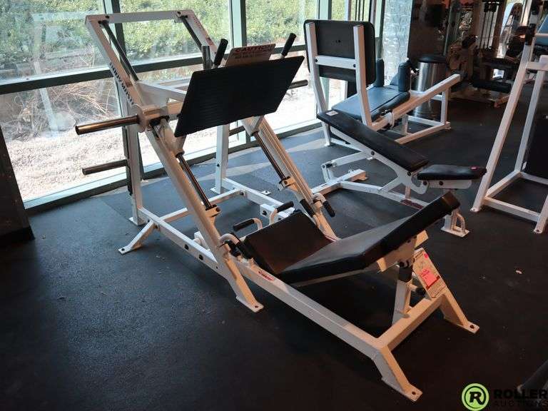 Body Masters LE408A Inverted Leg Press Plate Loaded Machine - Roller ...