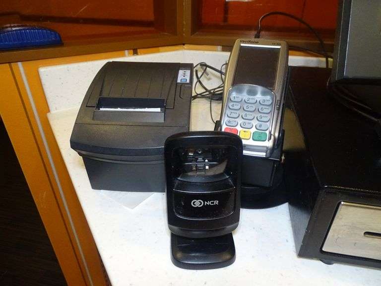 Point Of Sale System, (6) NCR Touch Screen Monitors, (4) Kitchen ...
