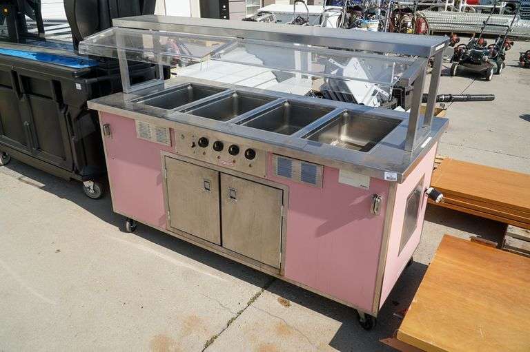 Delfield KH-4-NU 4-Bay Steam Table - Roller Auction