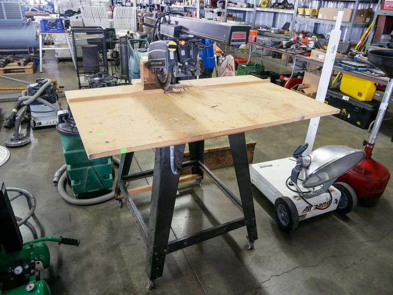Craftsman 10in Radial Arm Saw on Casters - Roller Auctions