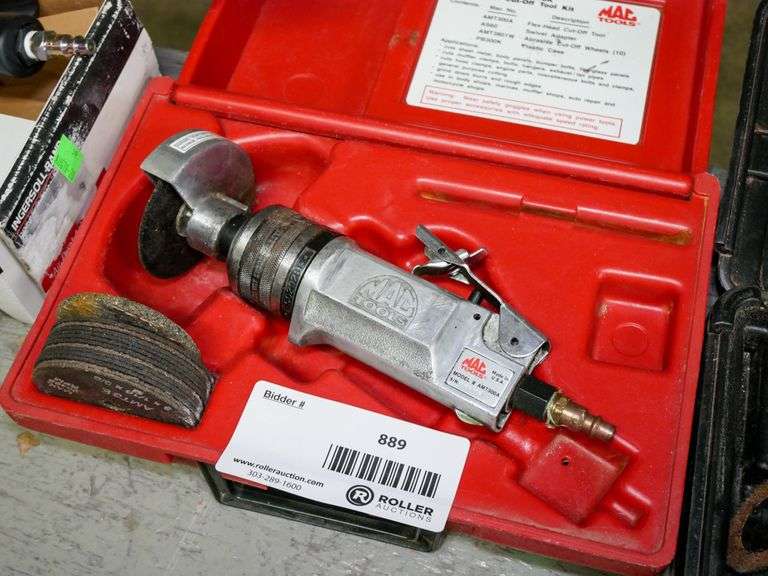MAC Cut Off Tool, (2) Ingersoll Rand Pneumatic Dual Action Sanders ...