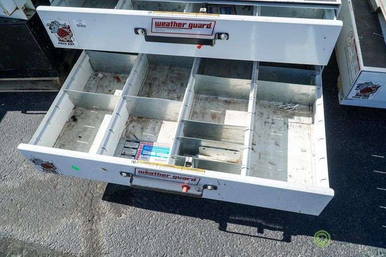 (2) Weather Guard Pack Rat Truck Storage Boxes - Roller Auctions