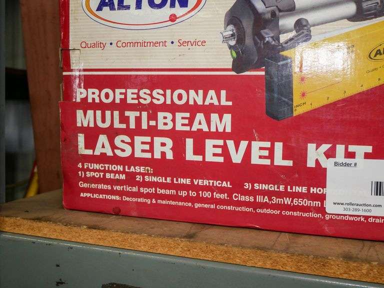 Alton Professional Multi-Beam Laser Level Kit - Roller Auctions