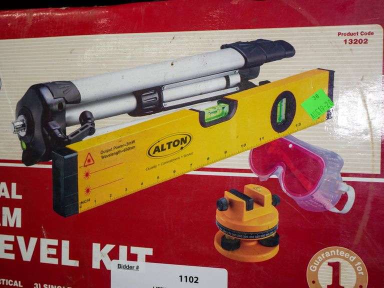 Alton Professional Multi-Beam Laser Level Kit - Roller Auctions