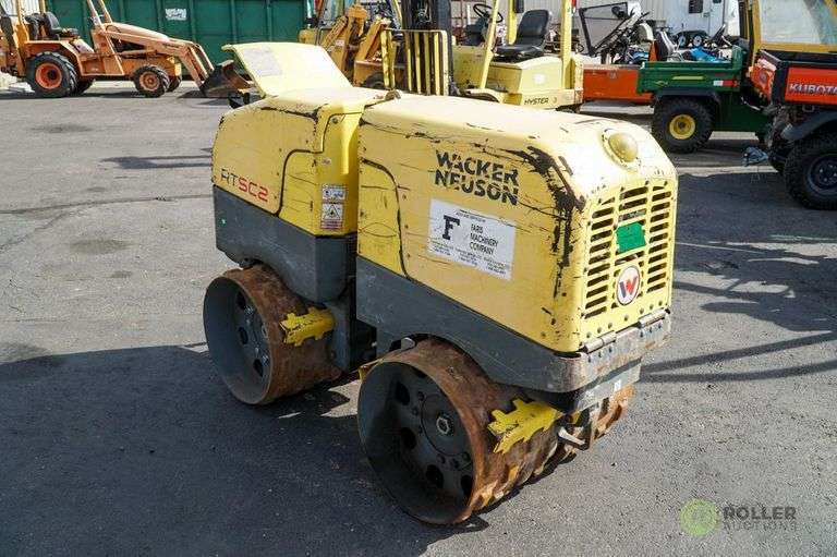 Wacker Neuson RTSC2 Sheeps Foot Compactor, 3 Cyl. Diesel - Roller Auctions