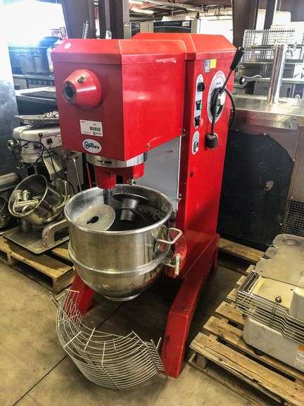 Univex SRM60+PM 60 Quart Mixer With Bowl, (2) Hooks and Guard - Roller ...
