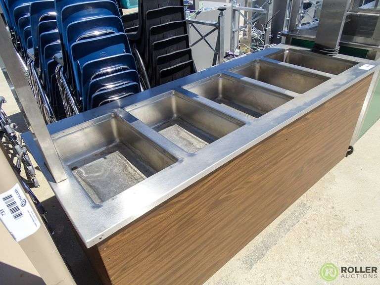 Vollrath 37050-00000-CNB 5-Bay Steam Table on Casters - Roller Auctions